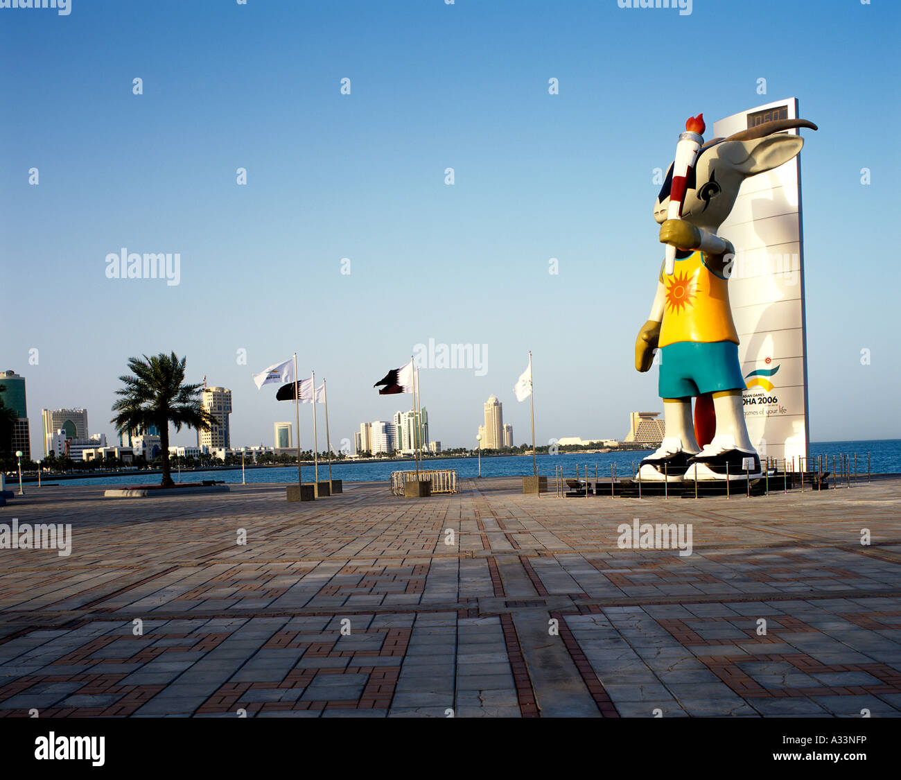 ORRY THE MASCOT OF ASIAN GAMES 2006 IN DOHA QATAR Stock Photo - Alamy
