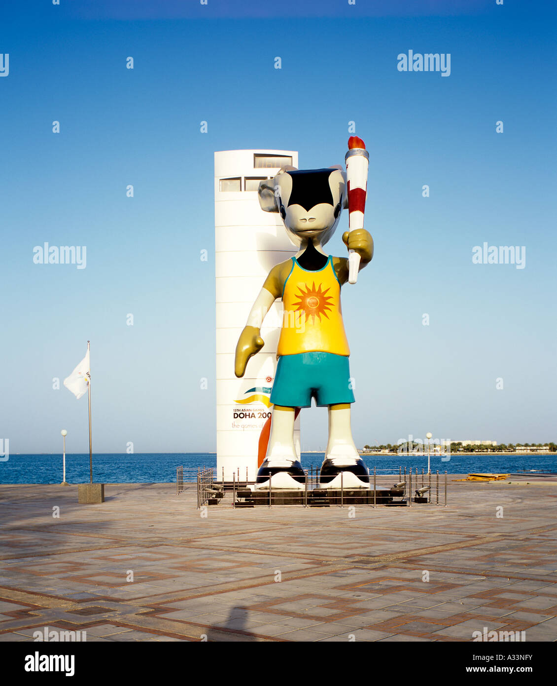 ORRY THE MASCOT OF ASIAN GAMES 2006 IN DOHA QATAR Stock Photo - Alamy
