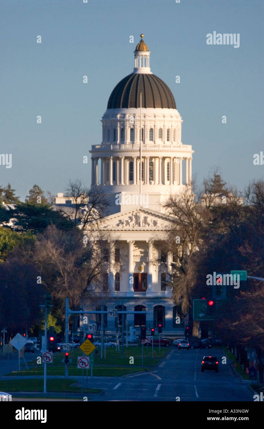 The California State Capitol Building in Sacramento, California Stock ...