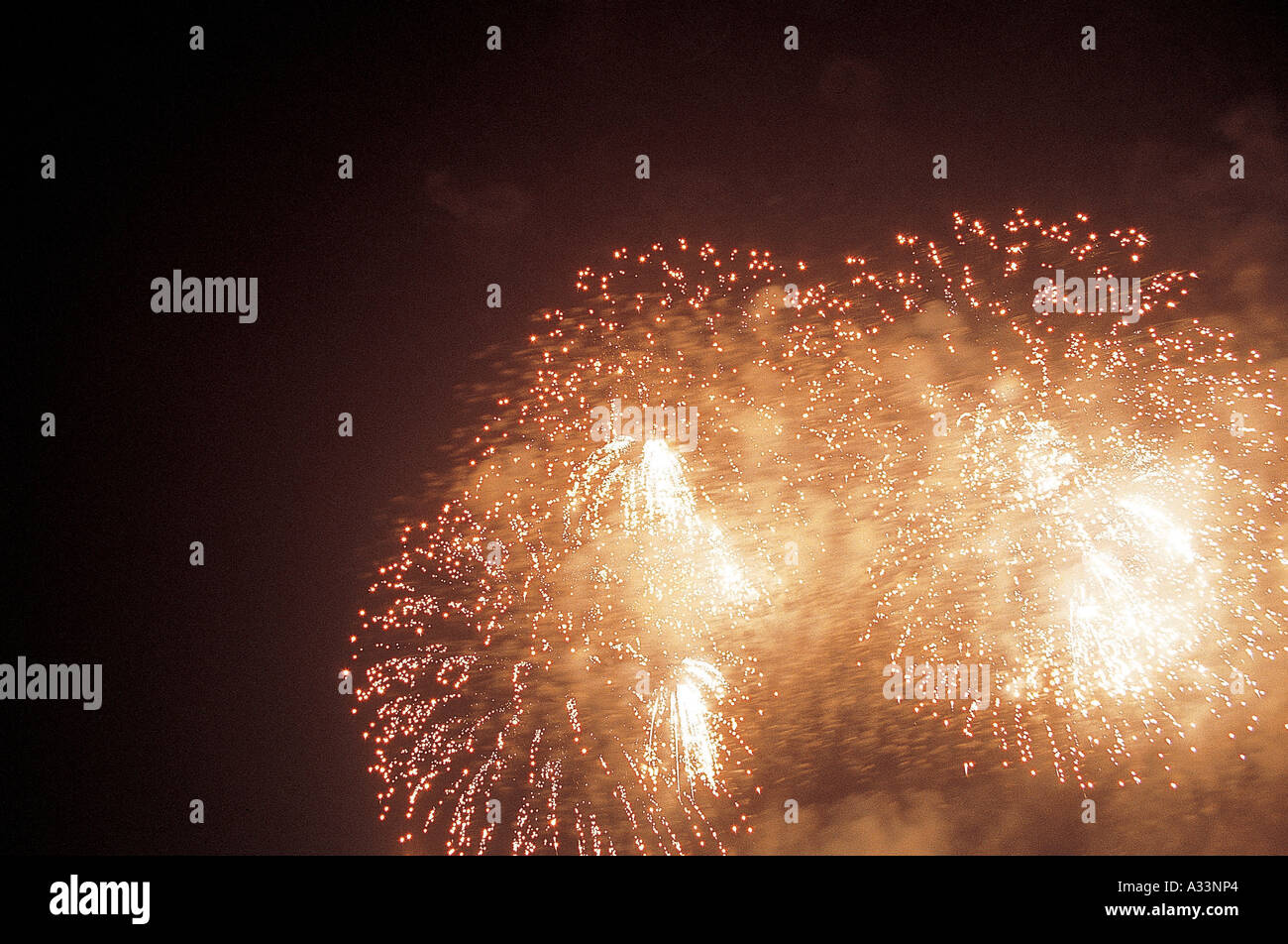 Aerial view fireworks night hi-res stock photography and images - Alamy