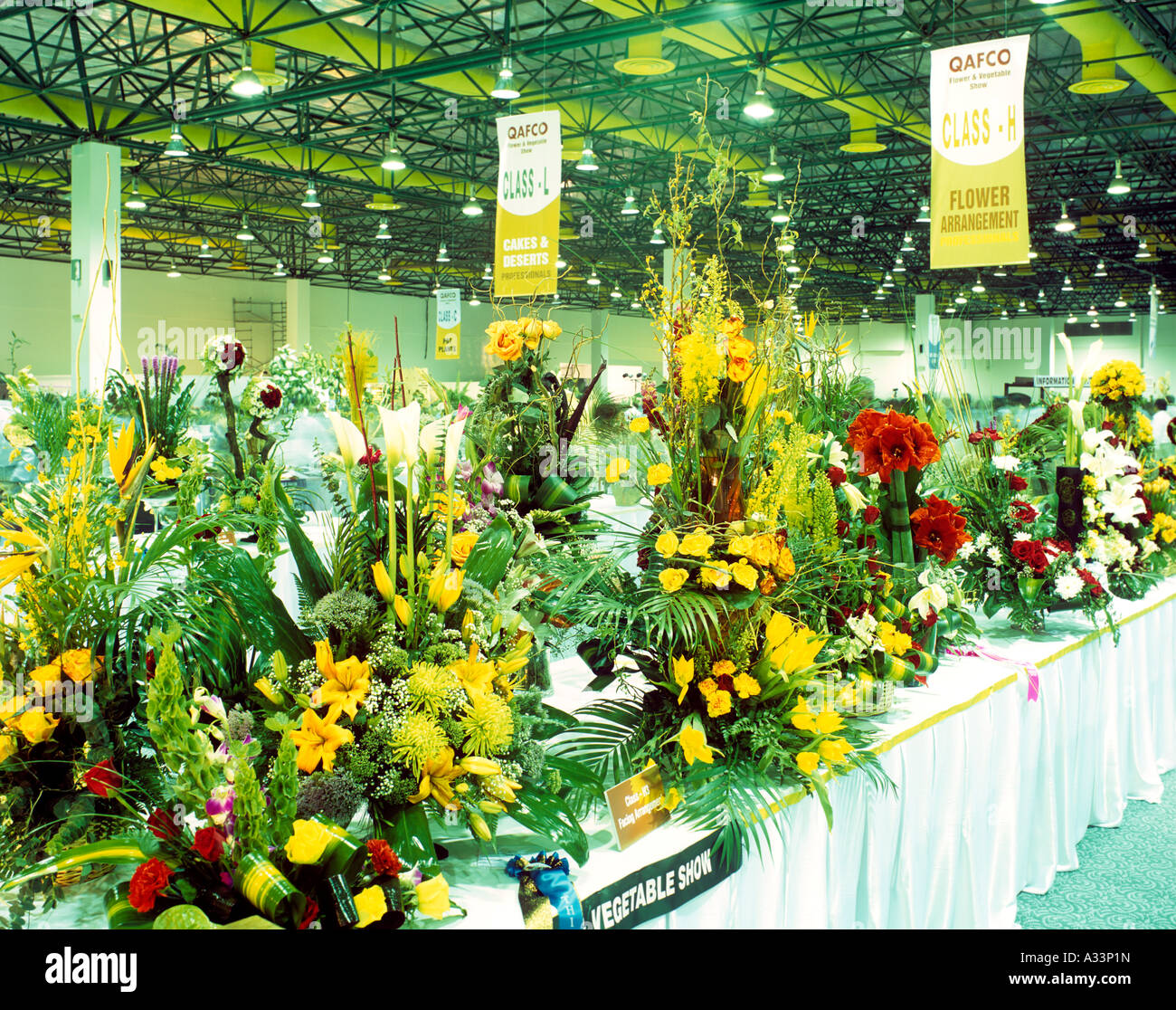 EXHIBITION OF FLOWERS AT INTERNATIONAL CONVENTION CENTRE DOHA QATAR ...