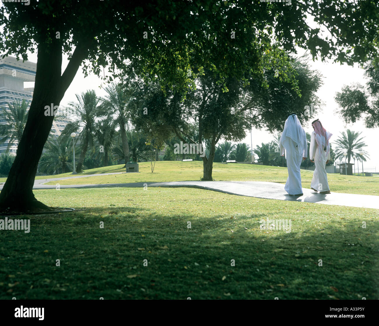 A PARK IN DOHA QATAR Stock Photo - Alamy
