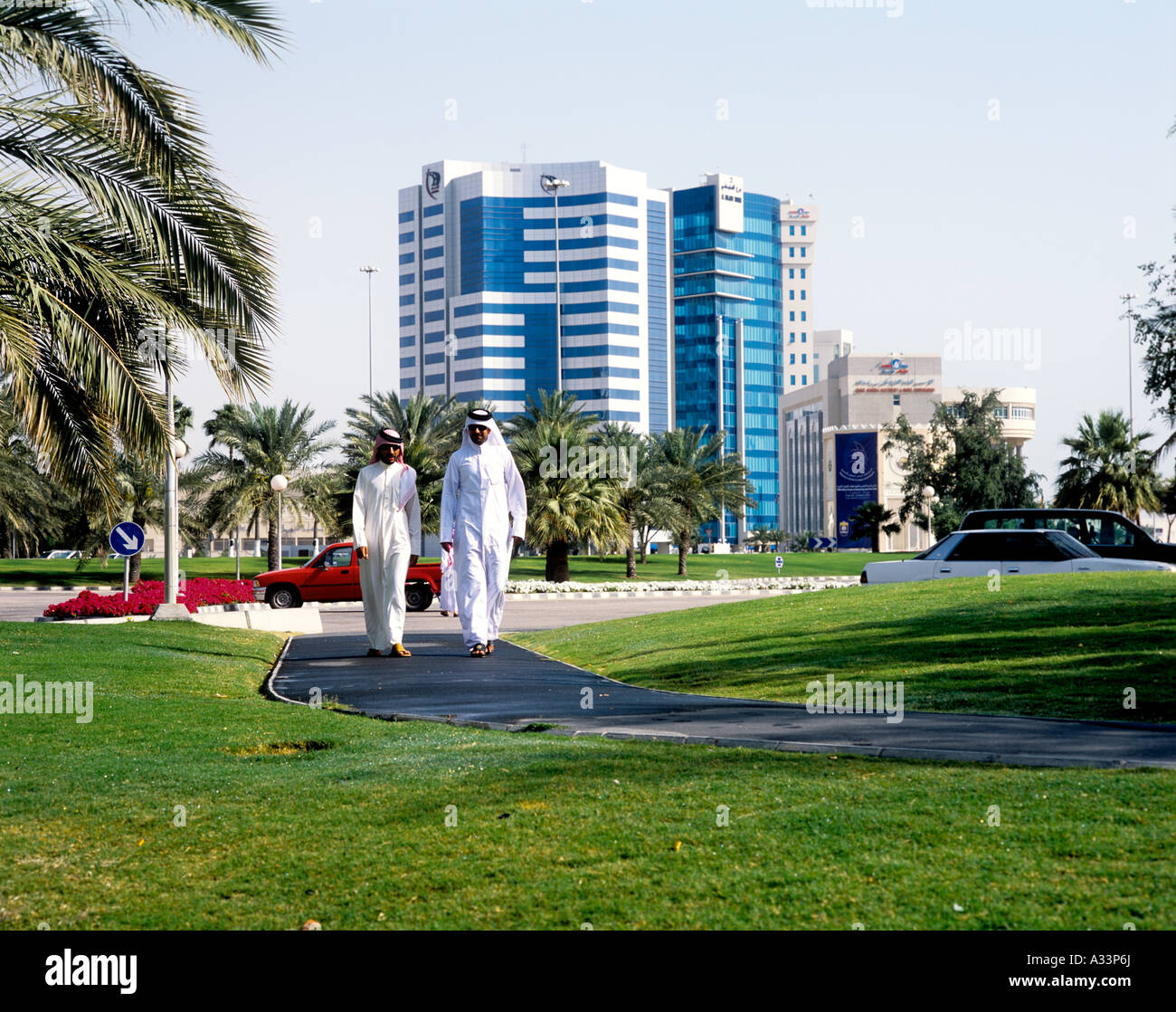 A PARK IN DOHA QATAR Stock Photo - Alamy