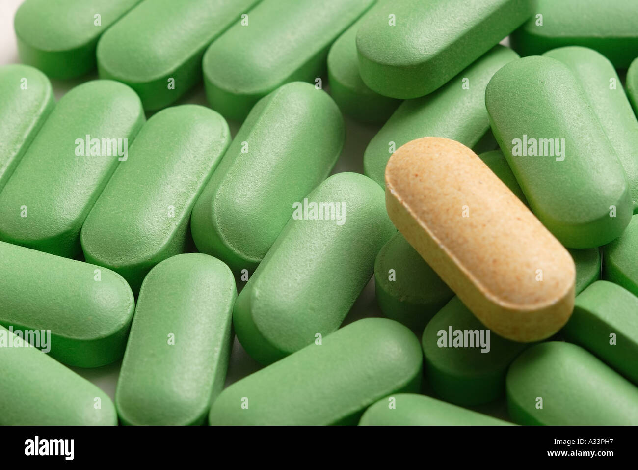 Green caplet hi-res stock photography and images - Alamy