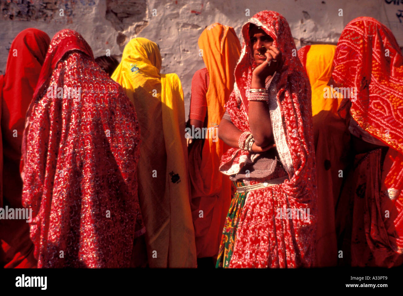 Women in Pushkar India nmr Stock Photo - Alamy