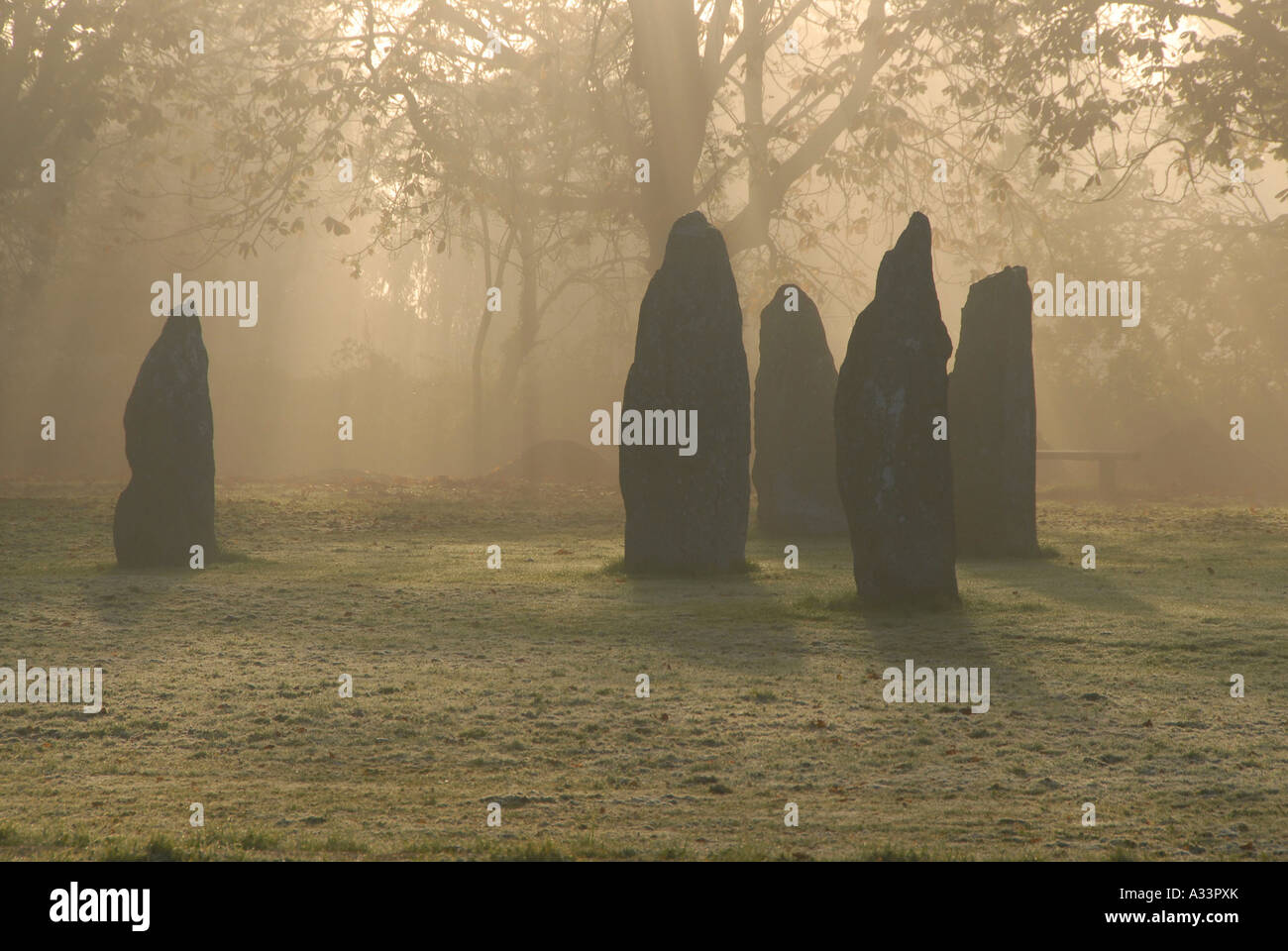 Gorsedd circle stones hi-res stock photography and images - Alamy