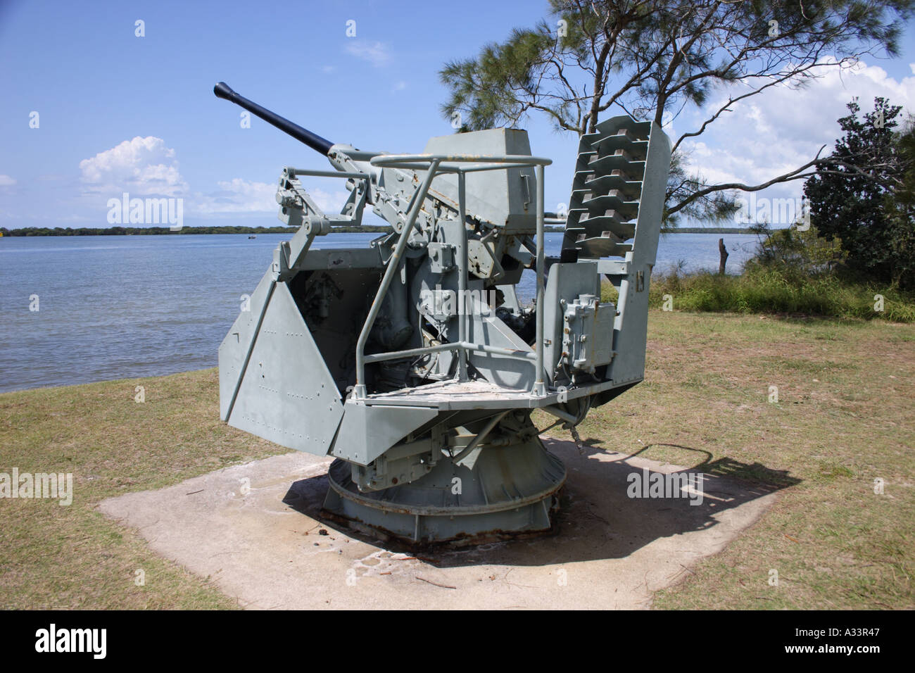 40mm BOFORS SINGLE MKV11 NAVAL ANTI AIRCRAFT GUN SUNSHINE COAST ...