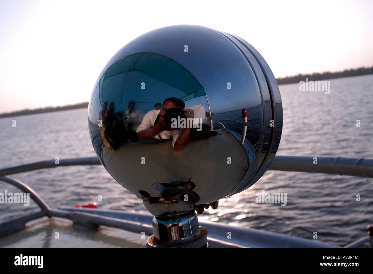 MOTOR BOAT RIDE IN KUTTANAD Stock Photo - Alamy