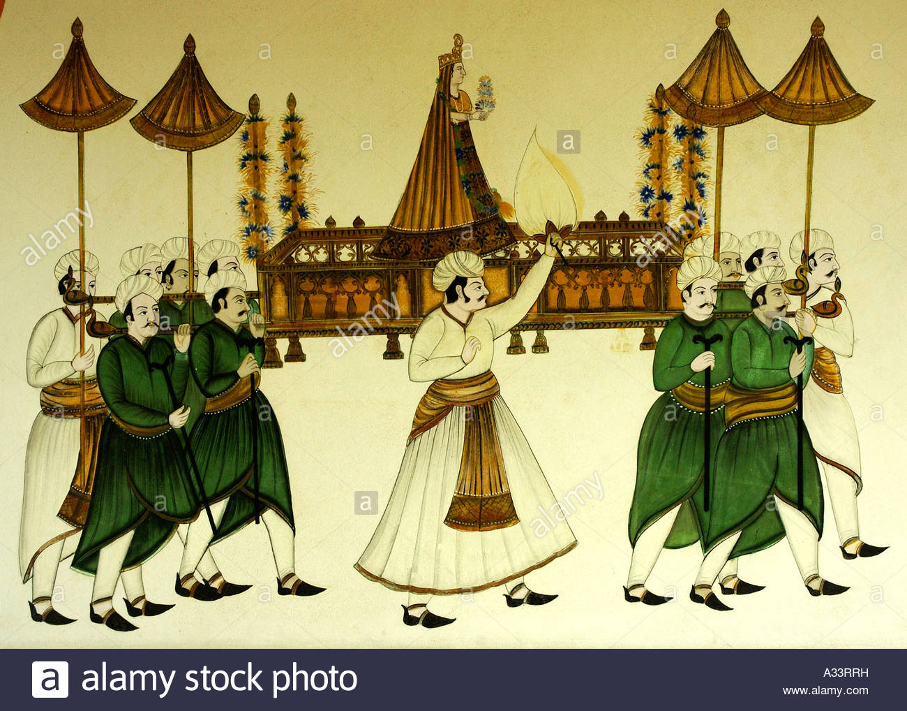 Palanquin With Queen Stock Photos & Palanquin With Queen Stock Images ...