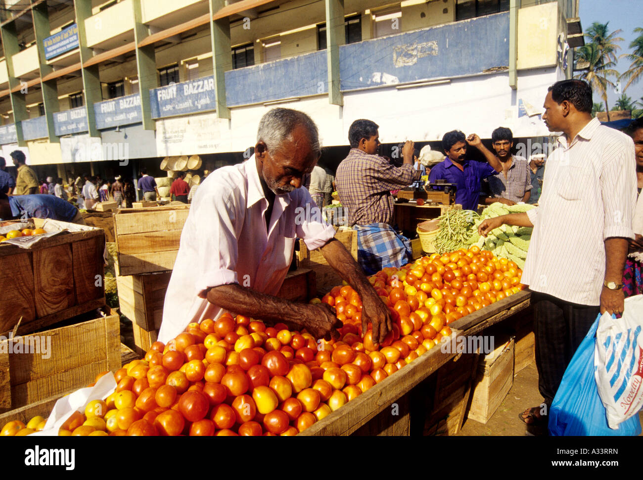MARKET IN CHALAI TRIVANDRUM KERALA Stock Photo - Alamy