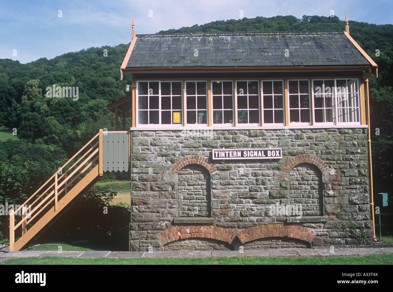 Disused Signal Box Rail Station Tintern Wye Valley South East Wales ...