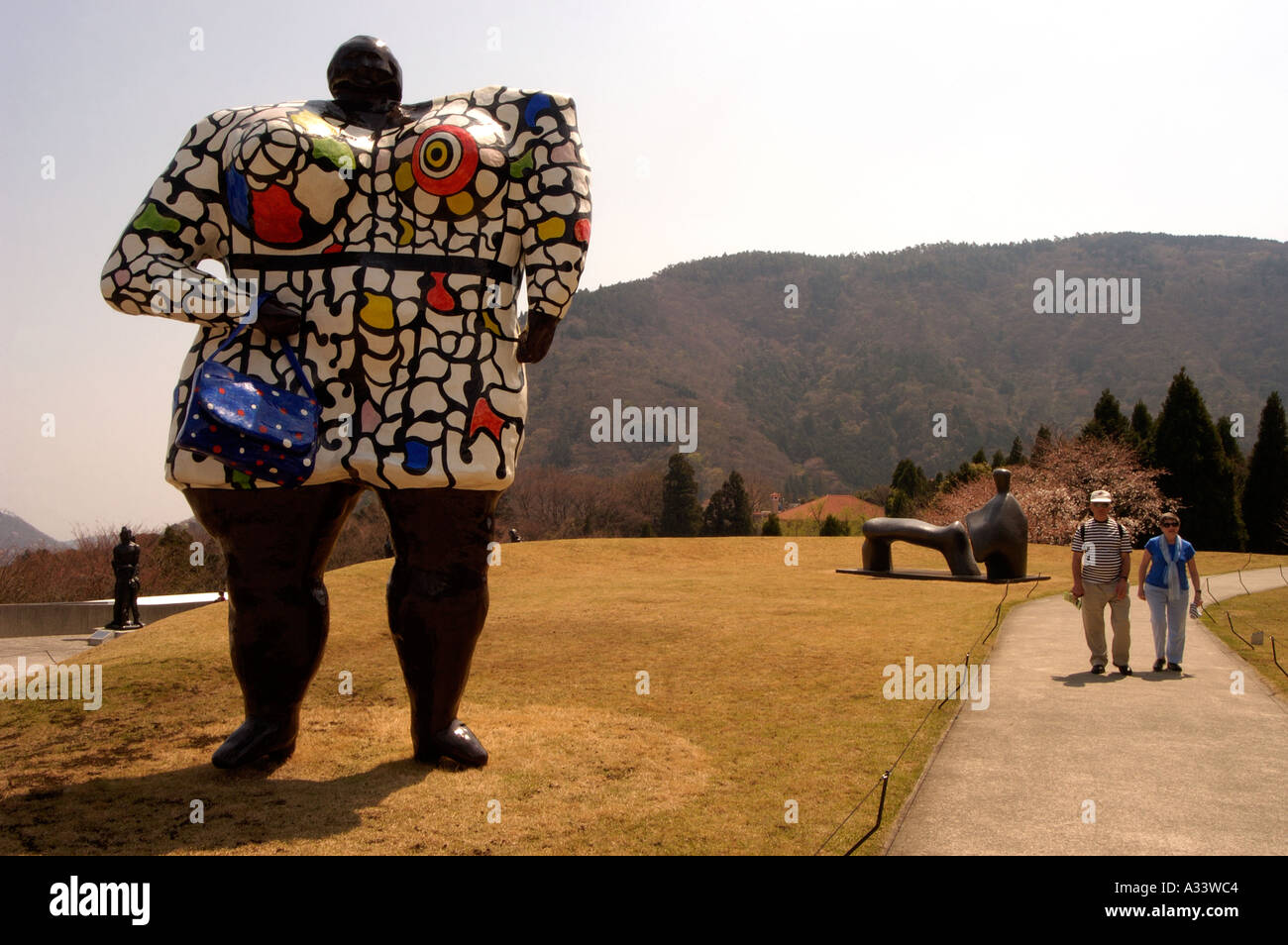 sculpture park The Hakone Open Air Museum Hakone Japan Stock Photo - Alamy