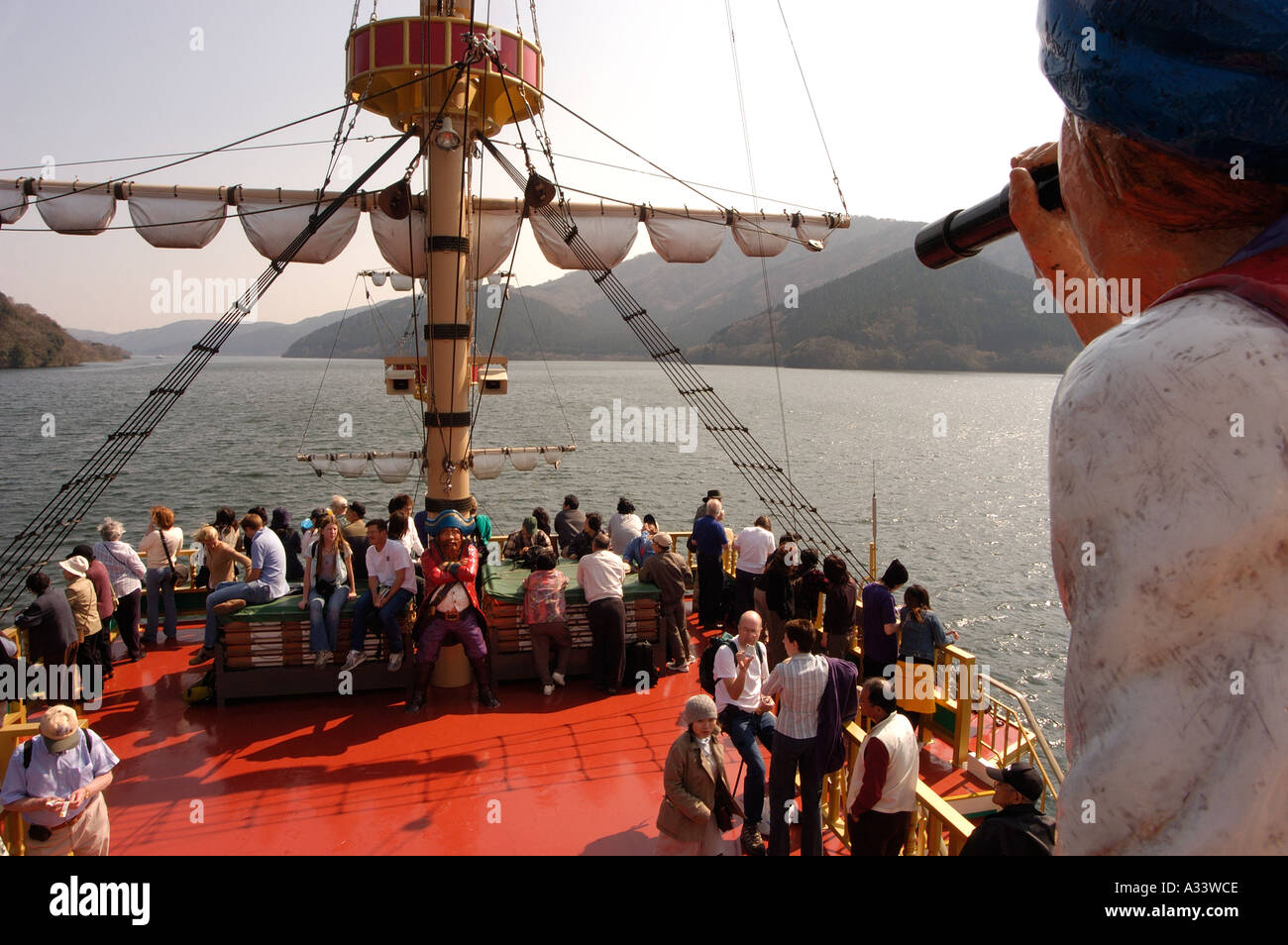 Japanese tourist pirate ship hi-res stock photography and images - Alamy