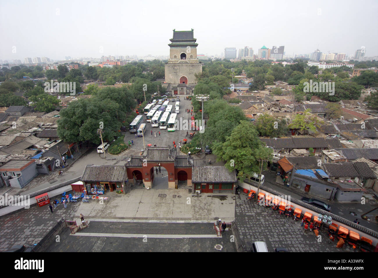 rooftops of old Beijing Stock Photo - Alamy