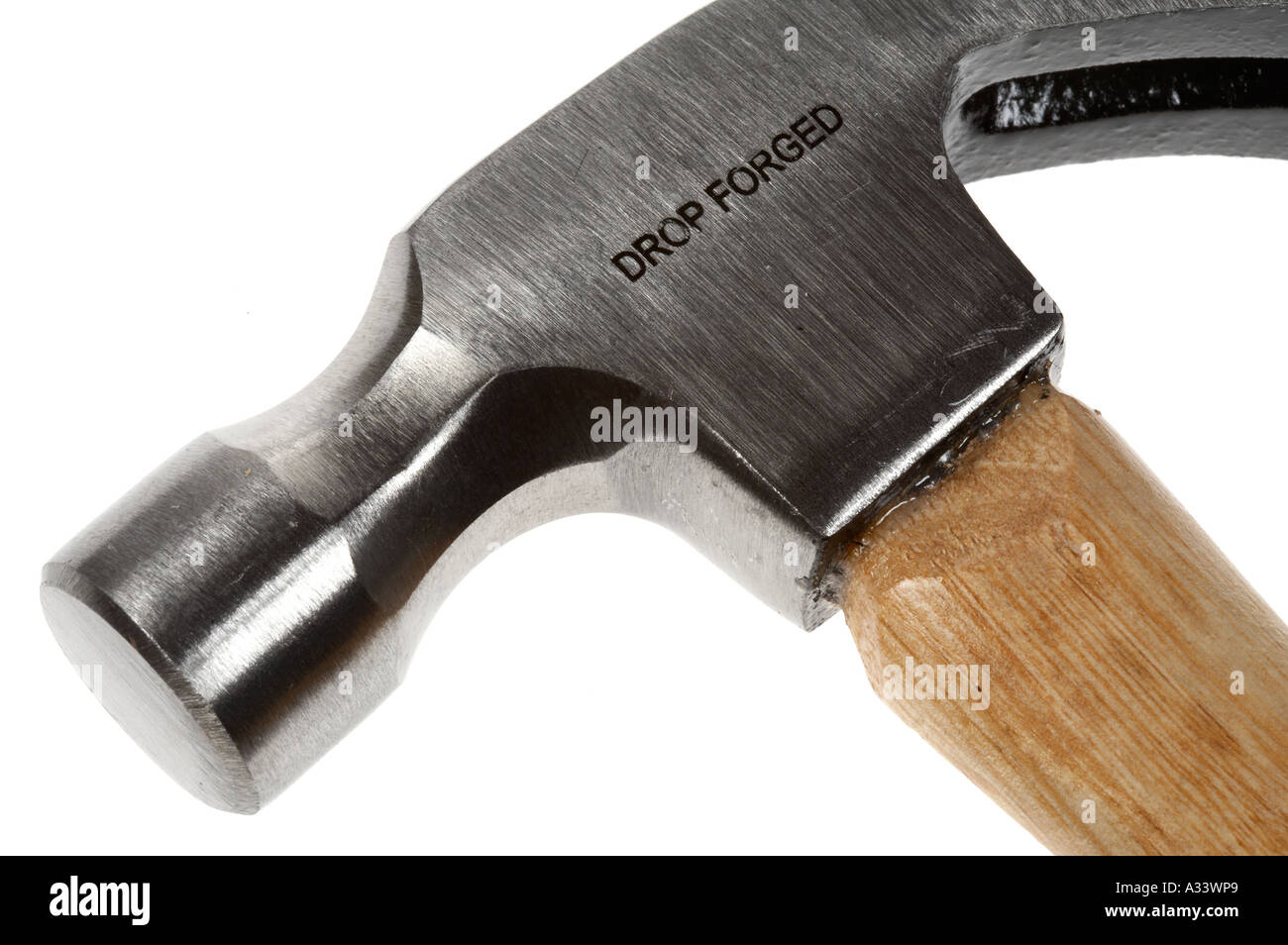Hammer on a white background Stock Photo - Alamy