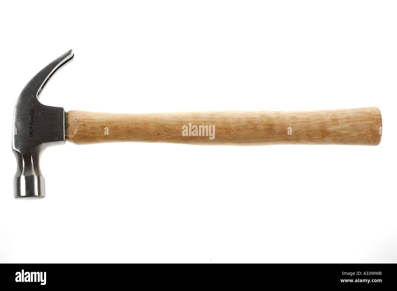 Hammer on a white background Stock Photo - Alamy