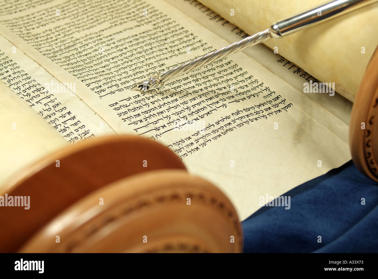 Torah scroll moses hi-res stock photography and images - Alamy