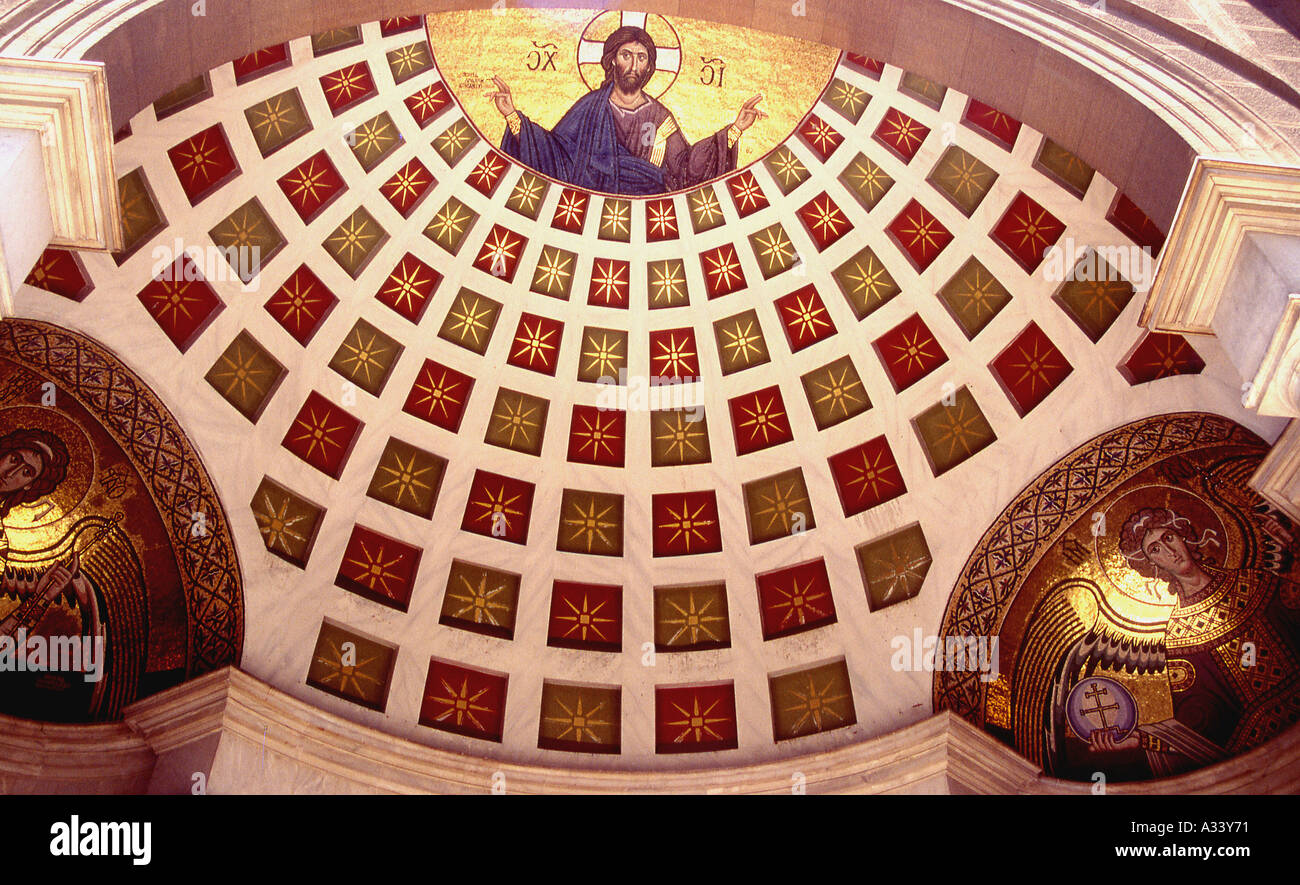 Greek Orthodox dome Athens Greece Stock Photo - Alamy
