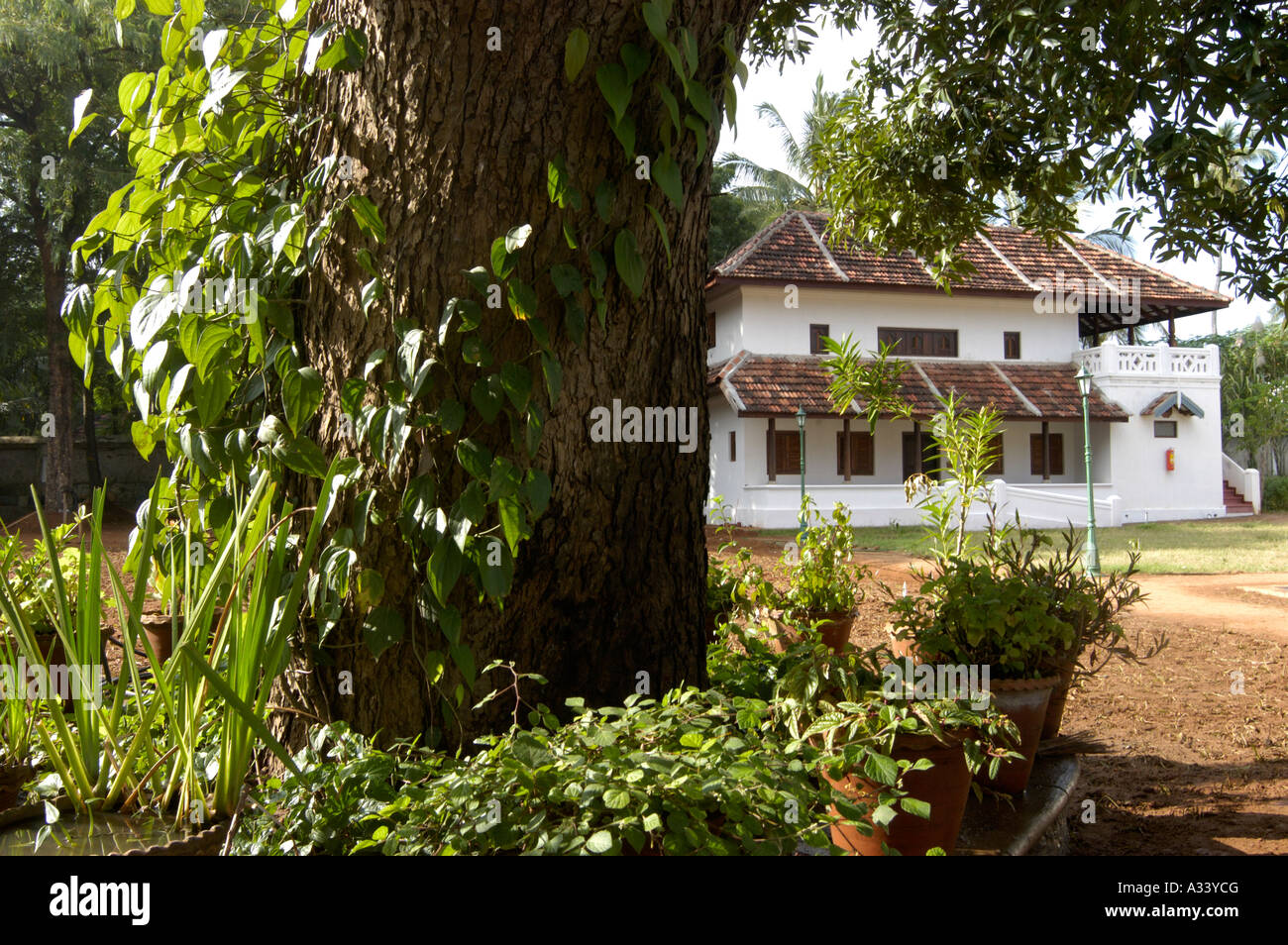 KOLLENGODE KALARI KOVILAKOM A CGH EARTH AYURVEDA RESORT Stock Photo - Alamy
