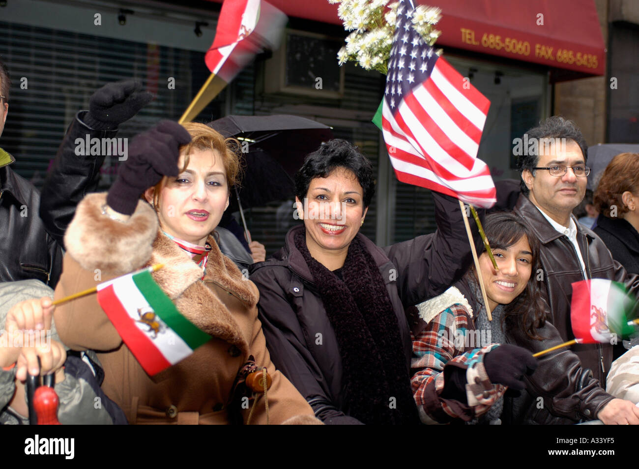 Iranian Americans gather for the Iranian Persian Parade on Madison Ave ...