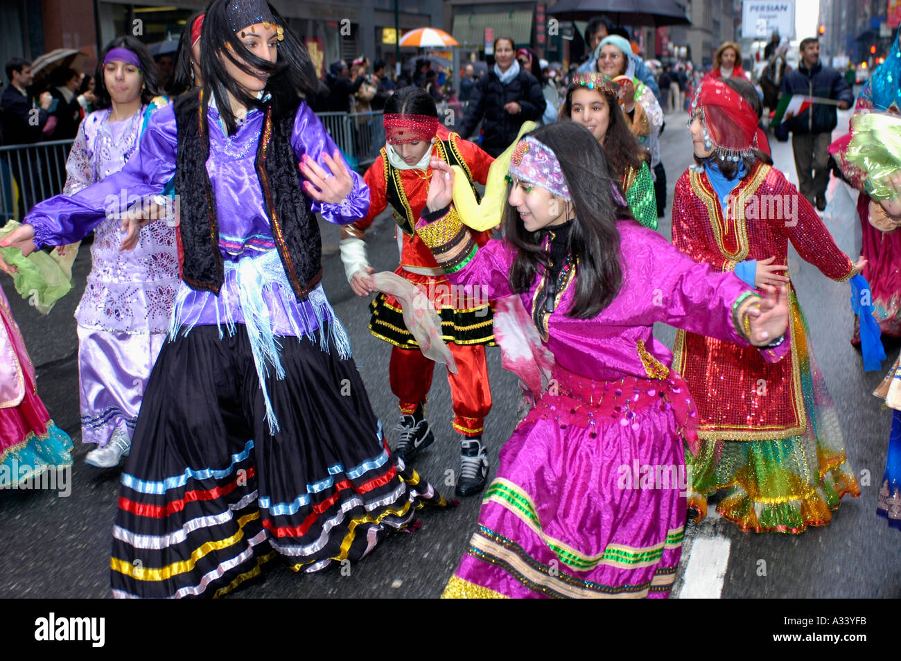 Iranian Americans gather for the Iranian Persian Parade on Madison Ave ...