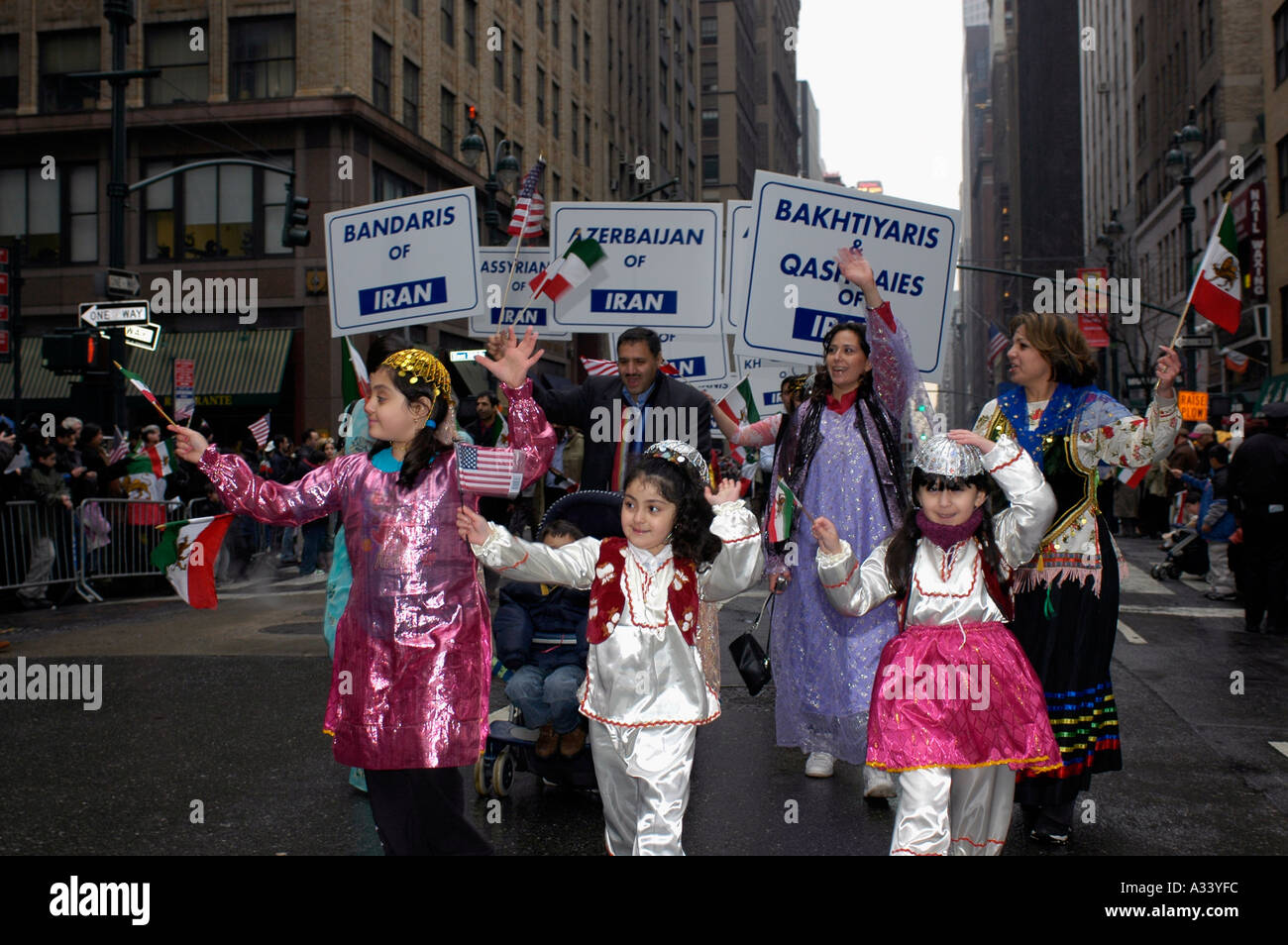 Iranian Americans gather for the Iranian Persian Parade on Madison Ave ...