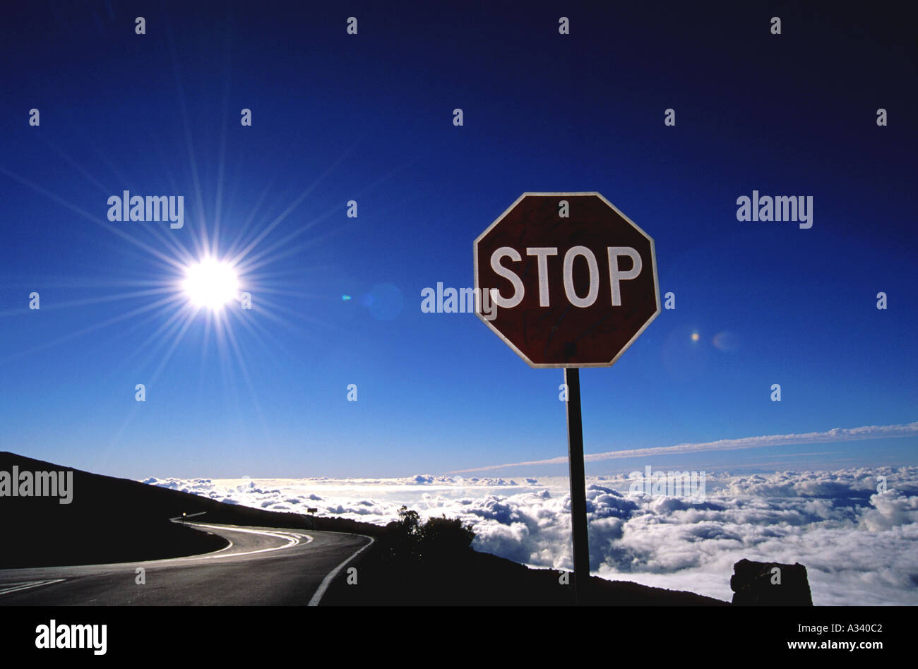 On top of the world Stock Photo - Alamy