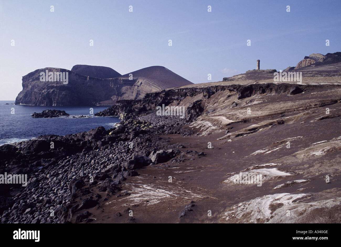 capelinhos volcano, faial island, azores Stock Photo - Alamy