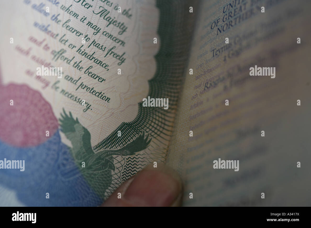 Passport scan uk hi-res stock photography and images - Alamy