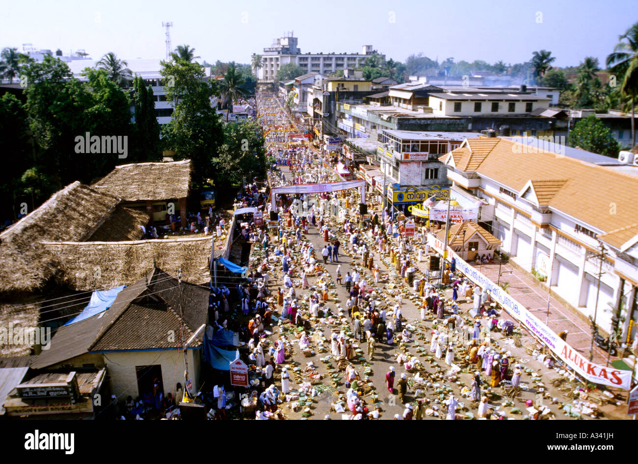 Attukal Pongala Stock Photos & Attukal Pongala Stock Images - Alamy