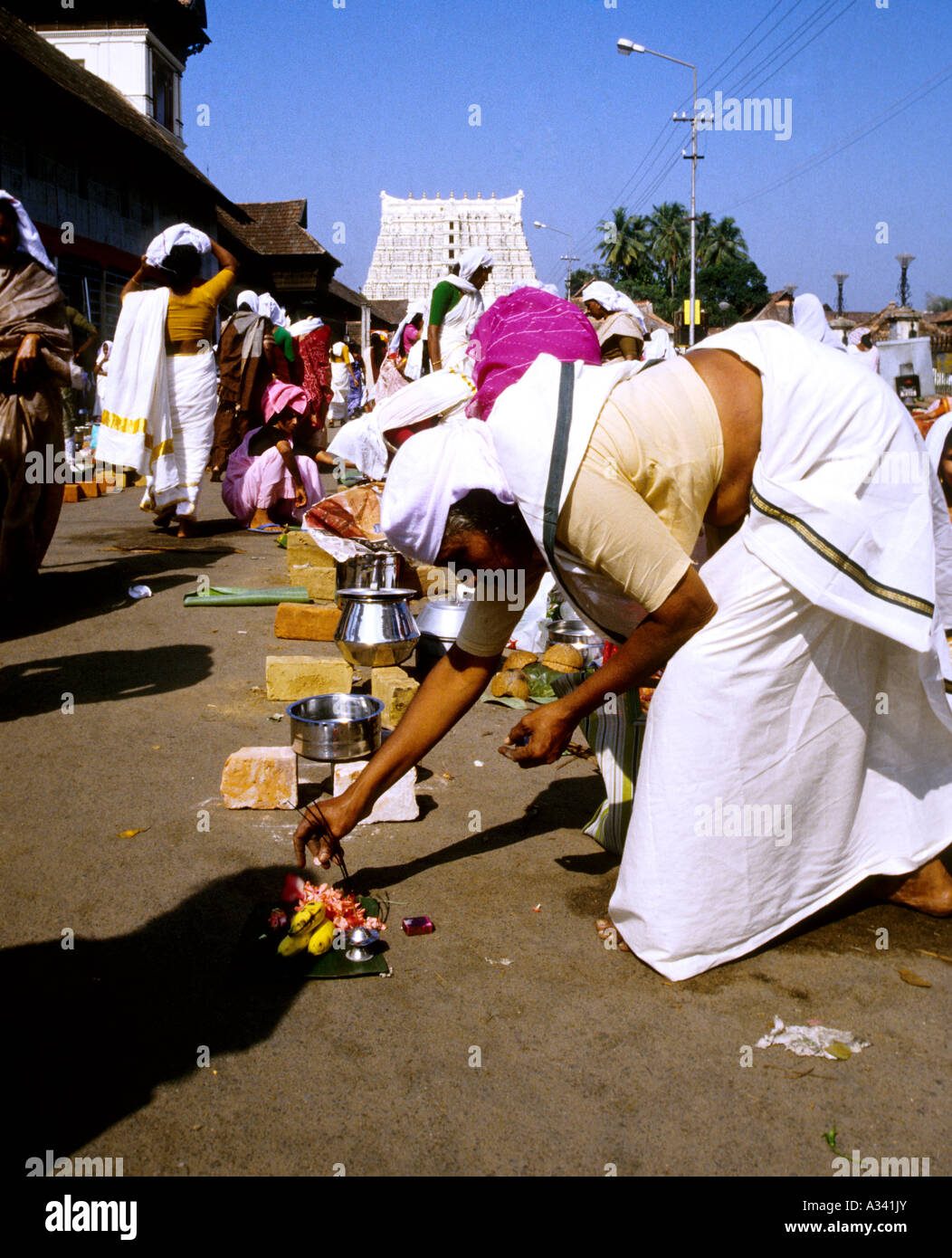 ATTUKAL PONGALA IN TRIVANDRUM KERALA Stock Photo - Alamy