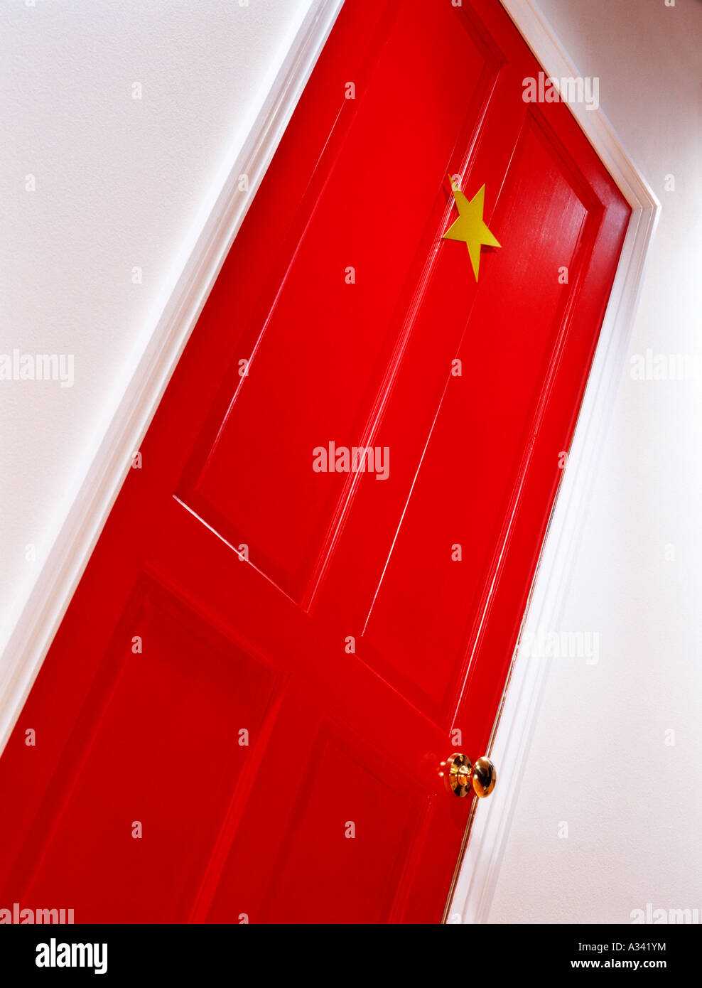 Star on dressing room door Stock Photo - Alamy
