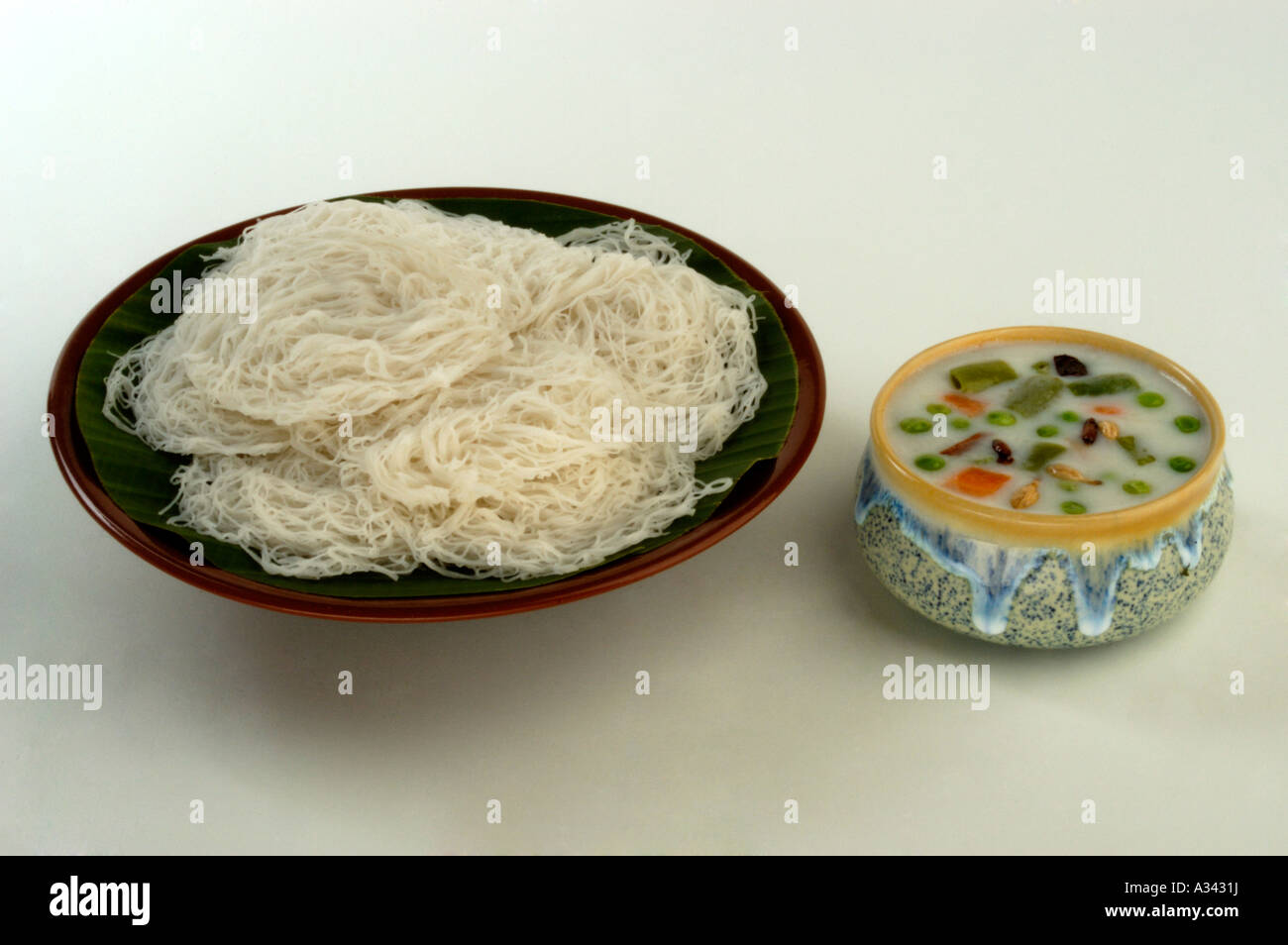 IDIYAPPAM AND STEW Stock Photo - Alamy