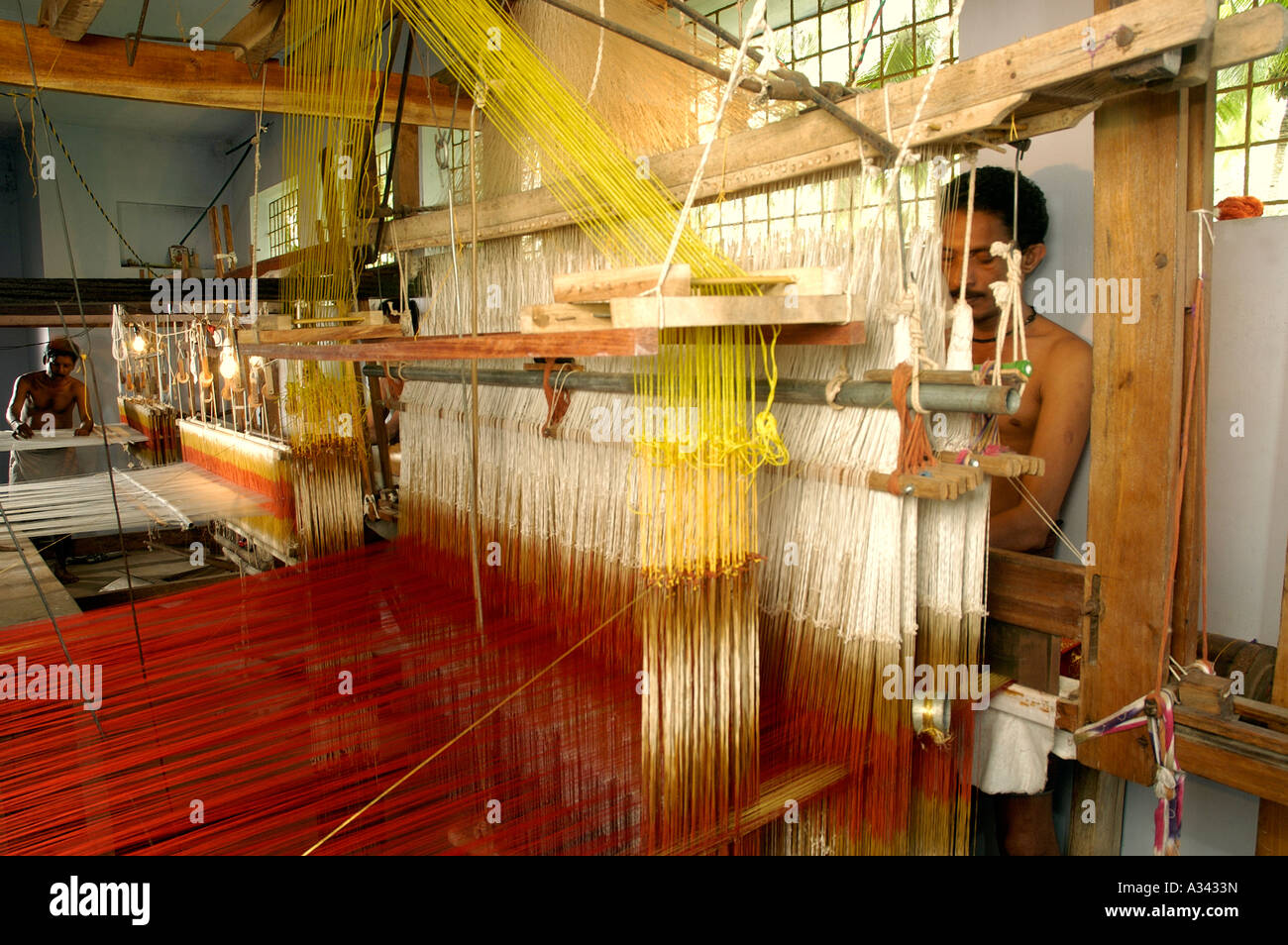 Handloom weavers hi-res stock photography and images - Alamy