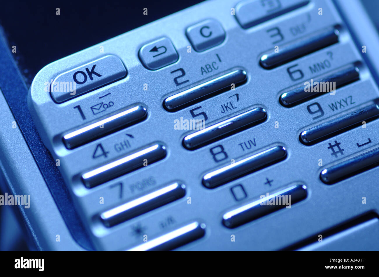 mobile phone, PDA, blue cast Stock Photo - Alamy