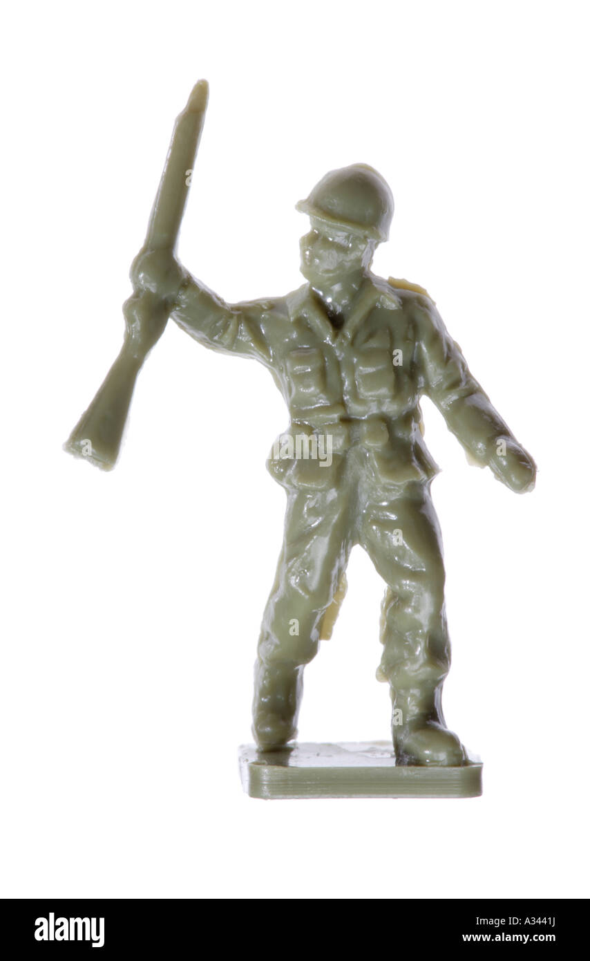 Miniature toy soldier gun hi-res stock photography and images - Alamy