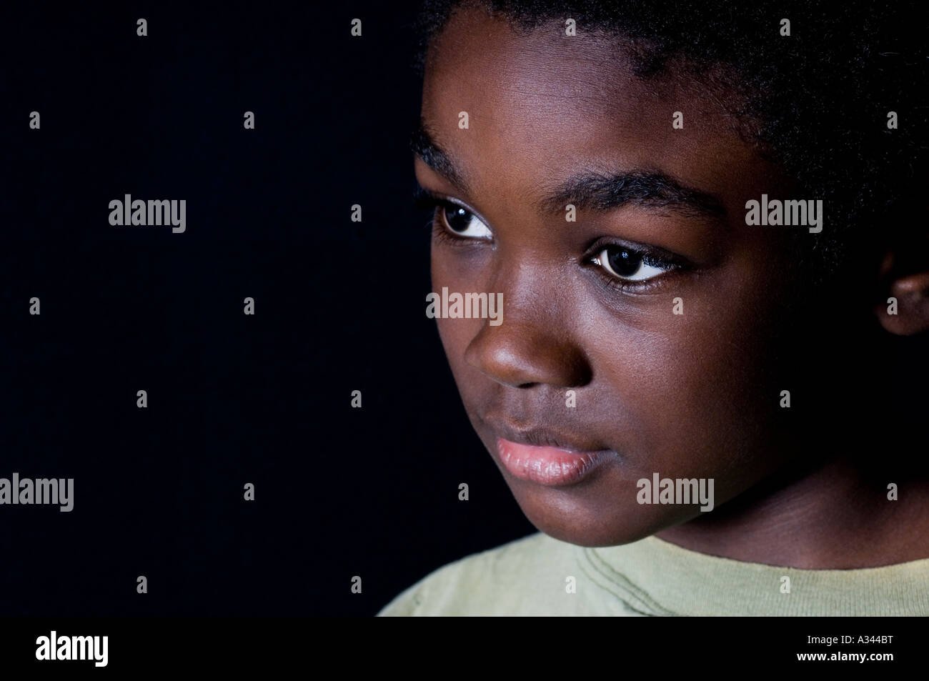 African side view kid looking away hi-res stock photography and images ...
