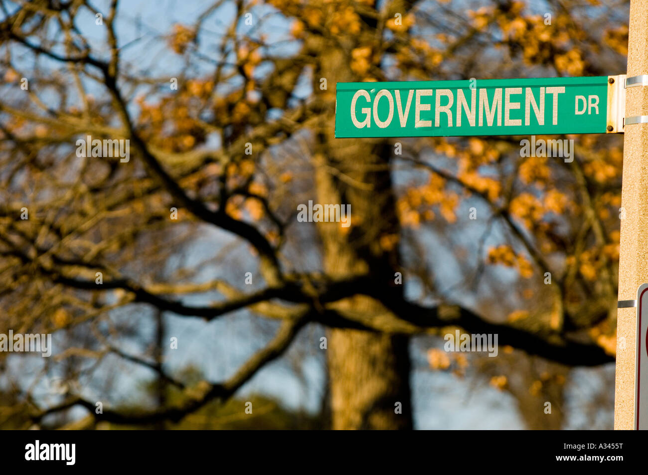 Government DR sign in Forest Park Missouri USA Stock Photo - Alamy