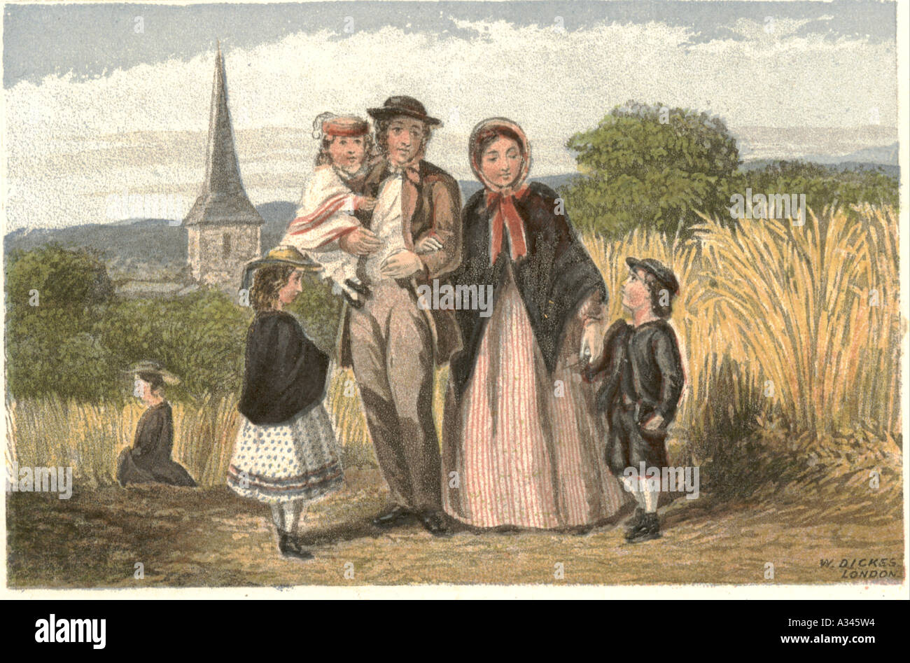 Corn farming 19th century hi-res stock photography and images - Alamy