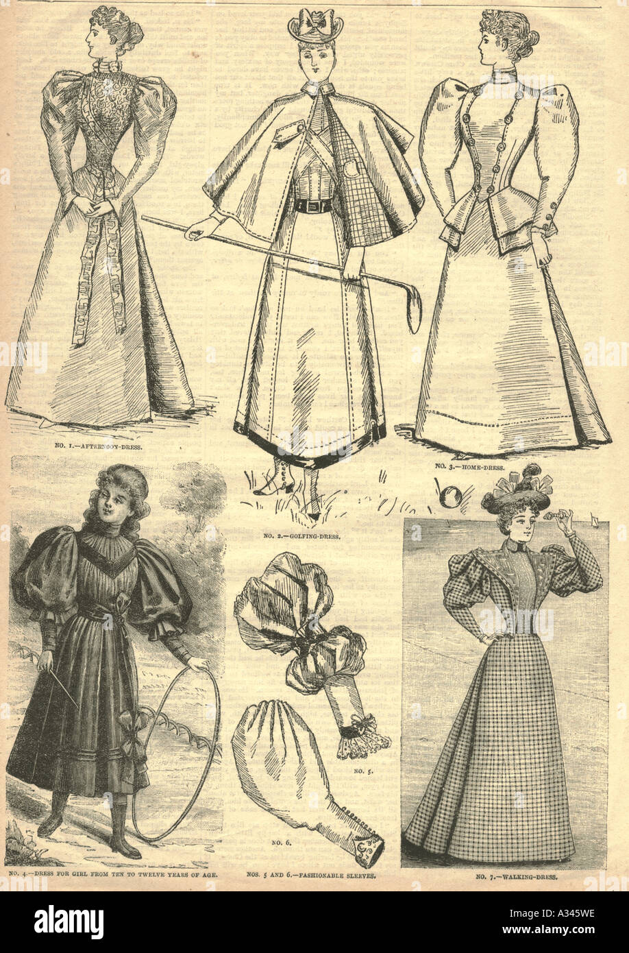 Victorian ladies sports clothing hi-res stock photography and images ...