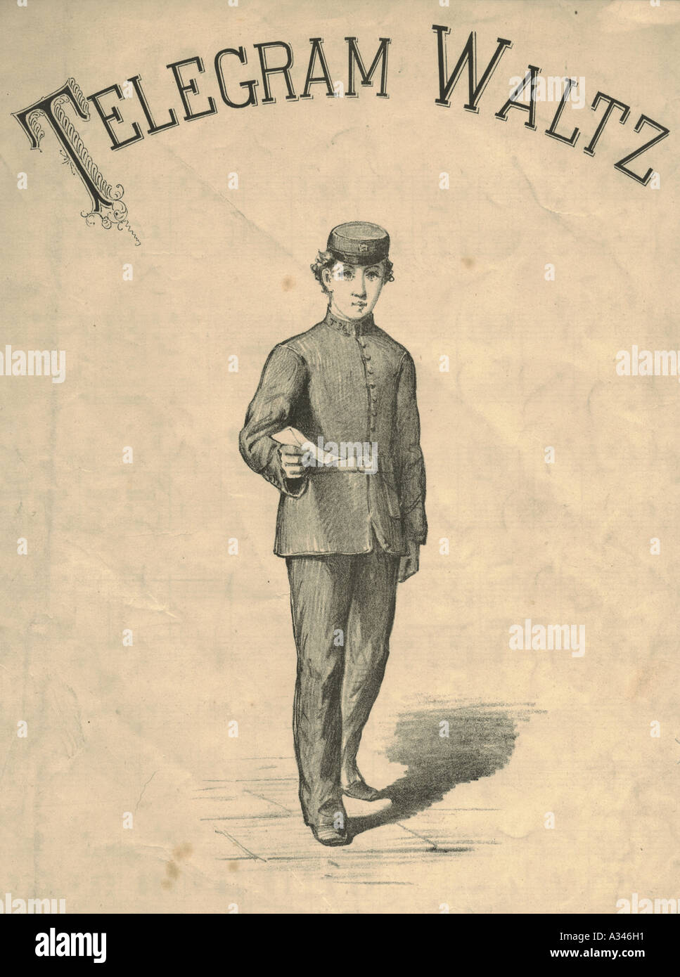 Telegram delivery boy hi-res stock photography and images - Alamy