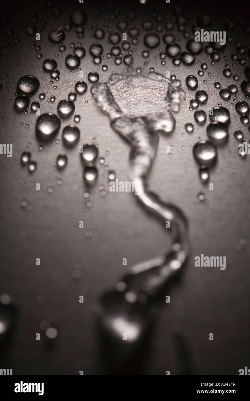 drop formation around flowing water Stock Photo - Alamy