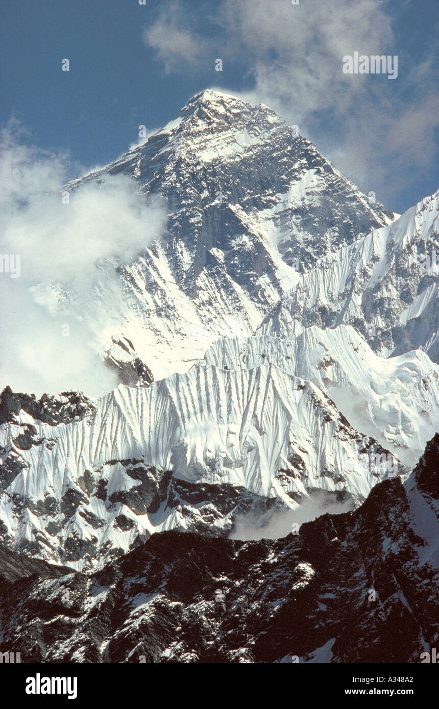 Southwest face of mount everest hi-res stock photography and images - Alamy