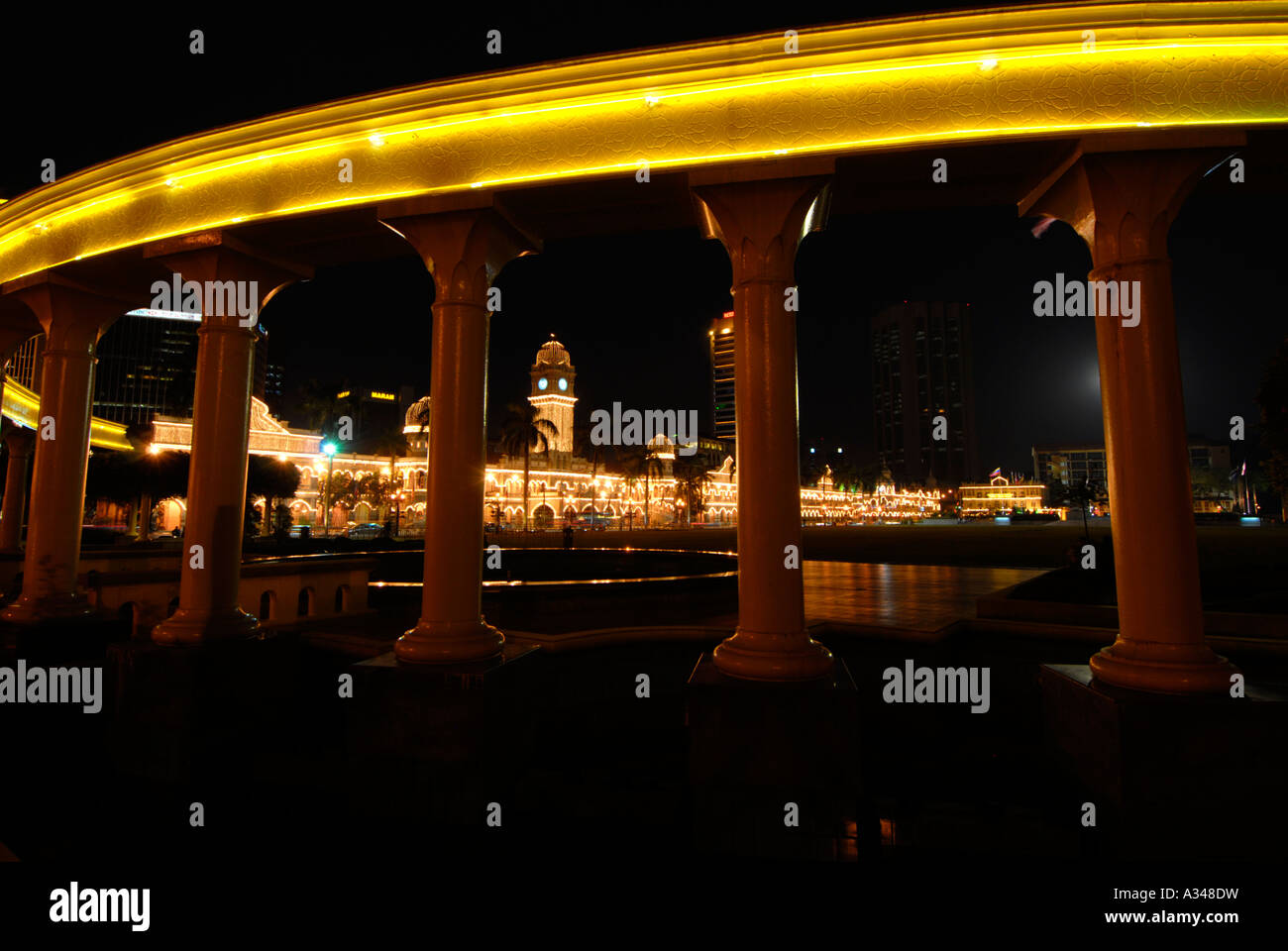 Merdeka square by night hi-res stock photography and images - Alamy