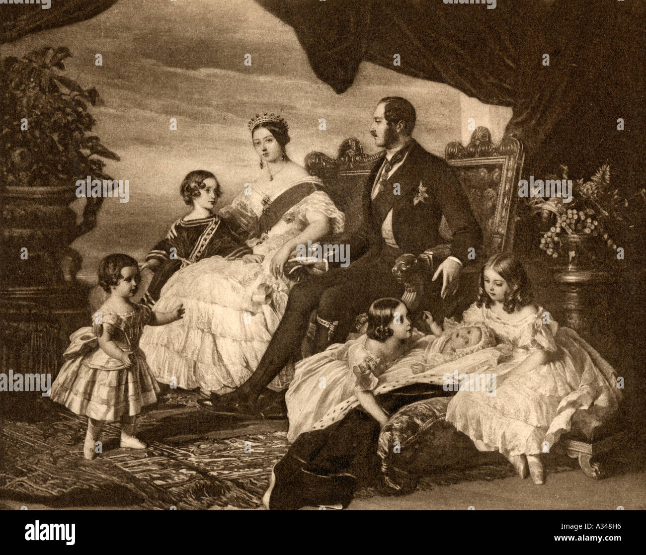 Family queen victoria hi-res stock photography and images - Alamy