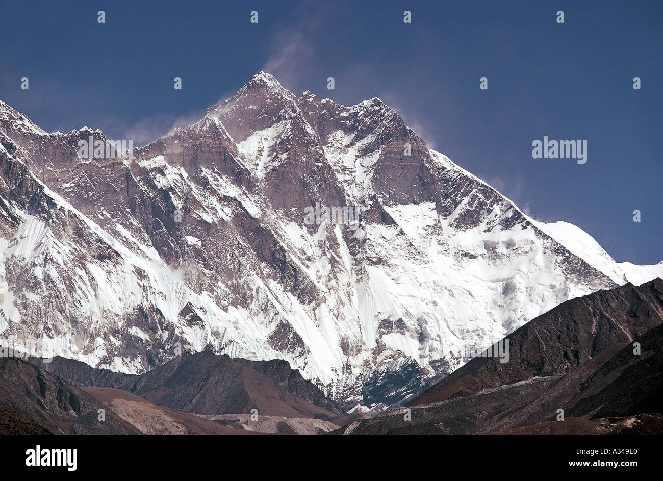 Lhotse south face hi-res stock photography and images - Alamy