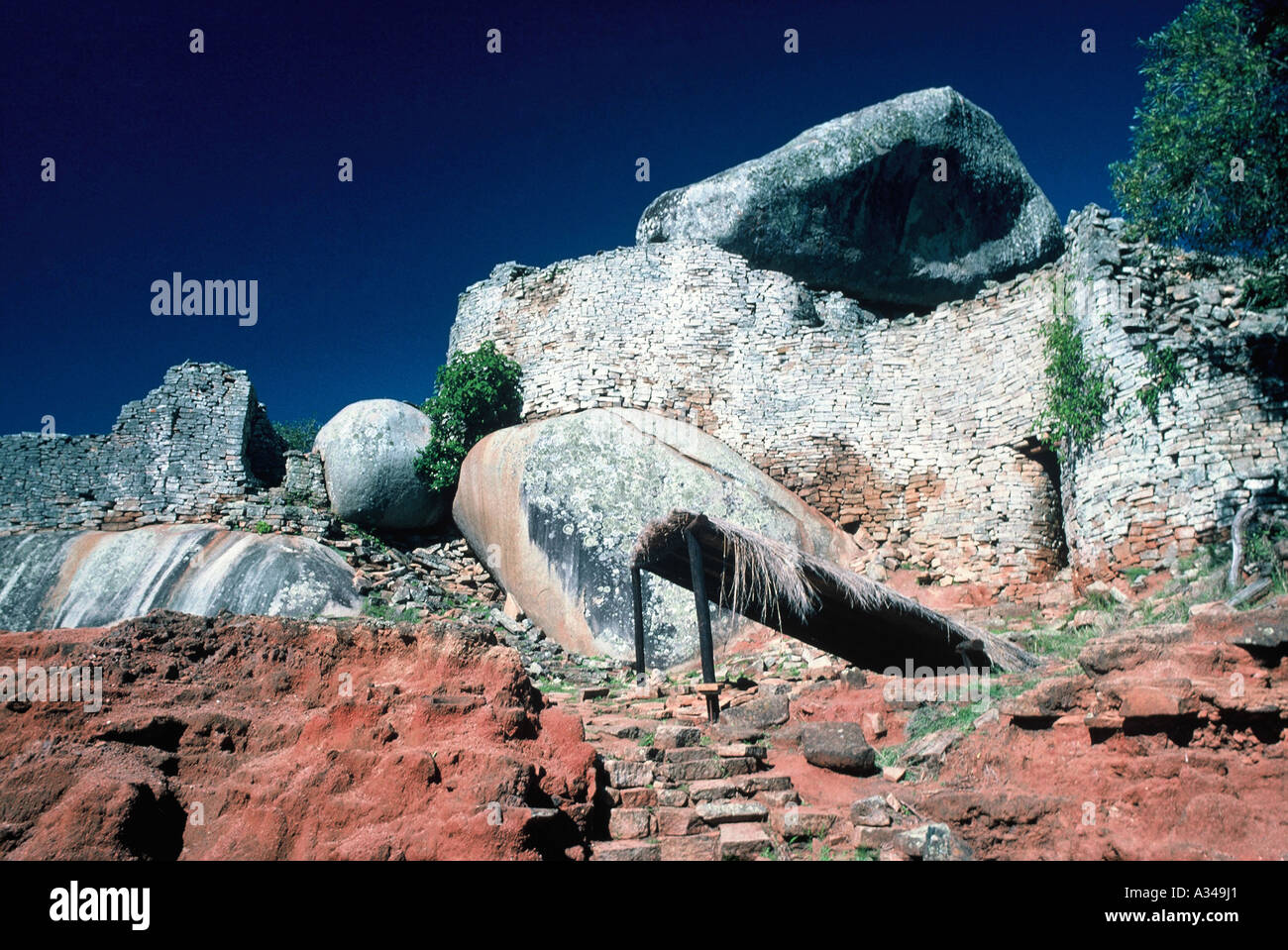The Main Enclosure of the Hill Complex Stock Photo - Alamy