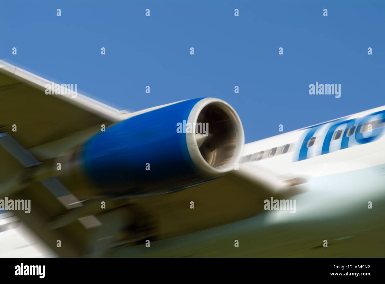 Boeing 757 detail Stock Photo - Alamy
