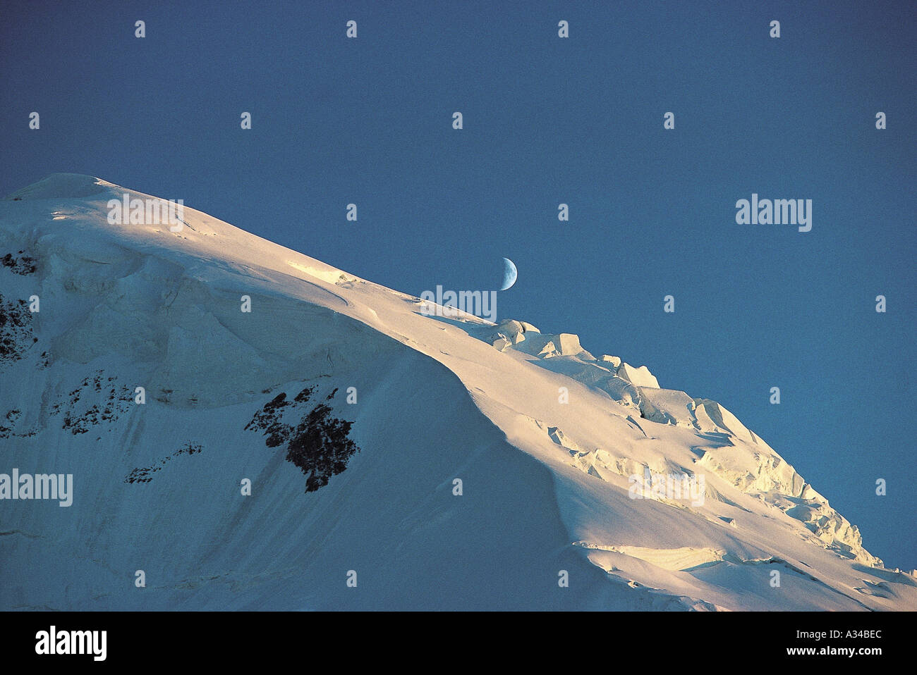 Dome du Gouter Stock Photo - Alamy