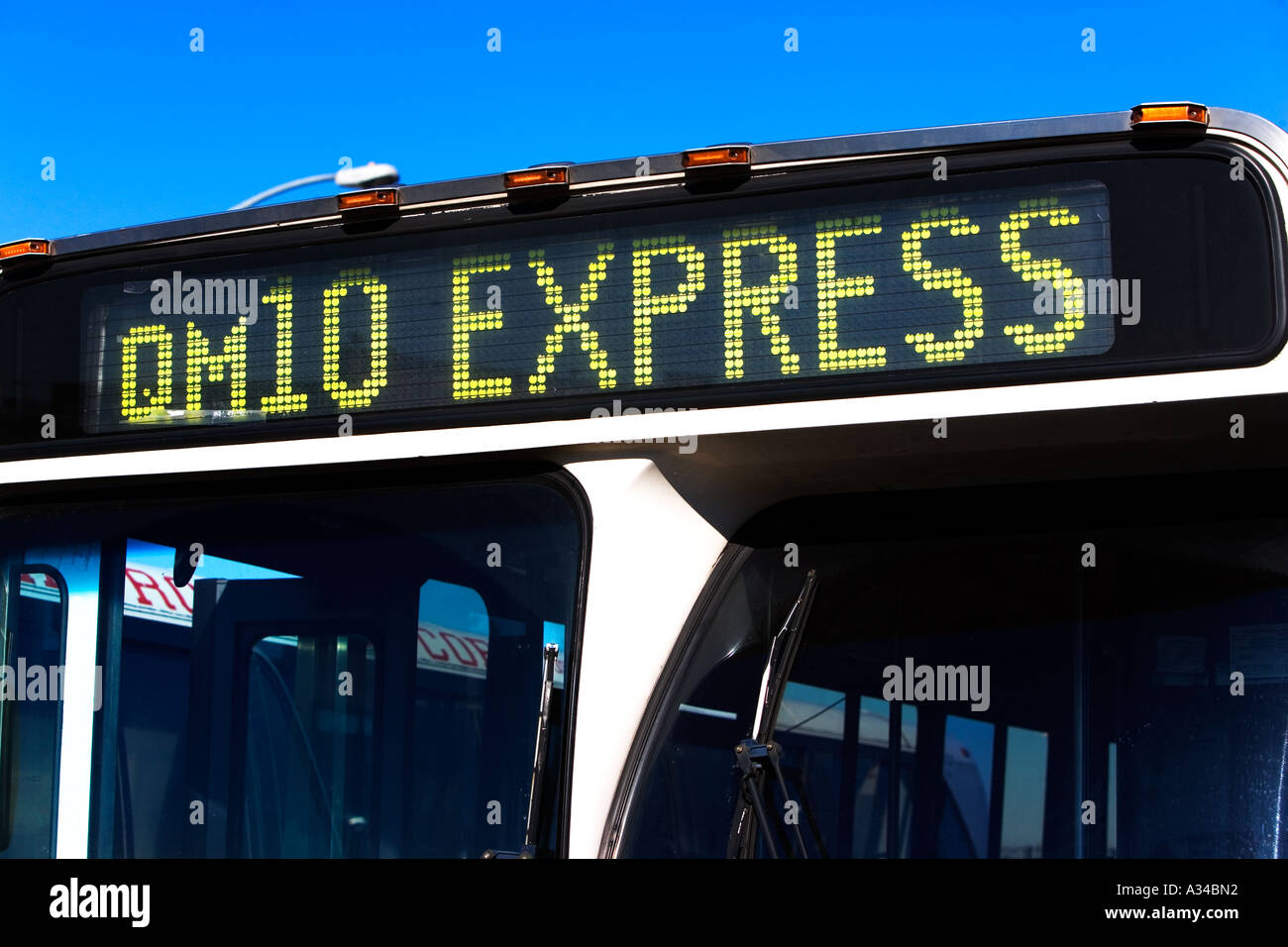 BUS SIGN, EXPRESS Stock Photo - Alamy